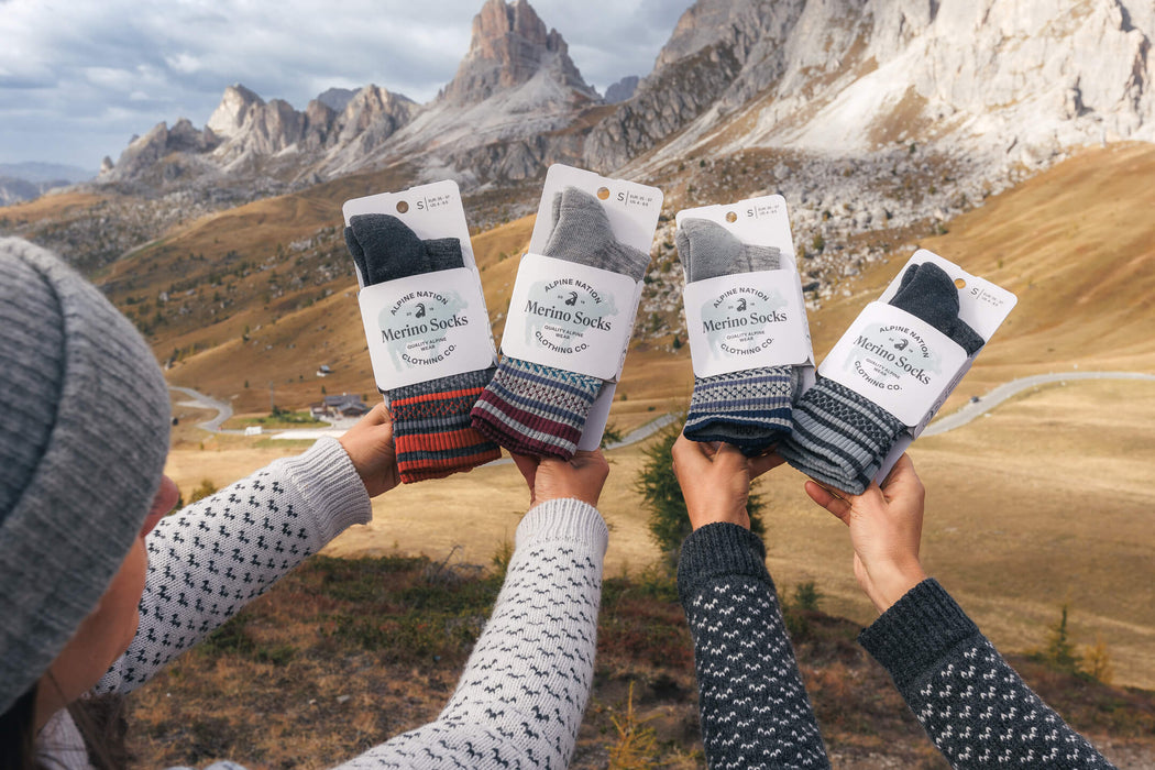 Merino Wool Socks – Alpine Nation Outdoor Clothing